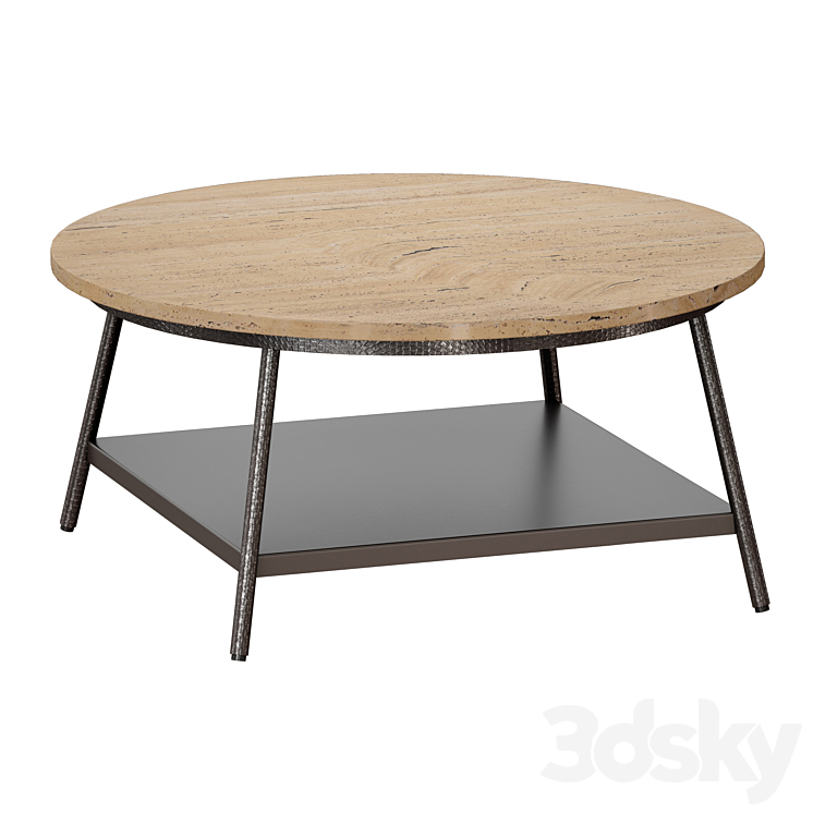 Dustin Coffee Table (Crate and Barrel) - Table - 3D model