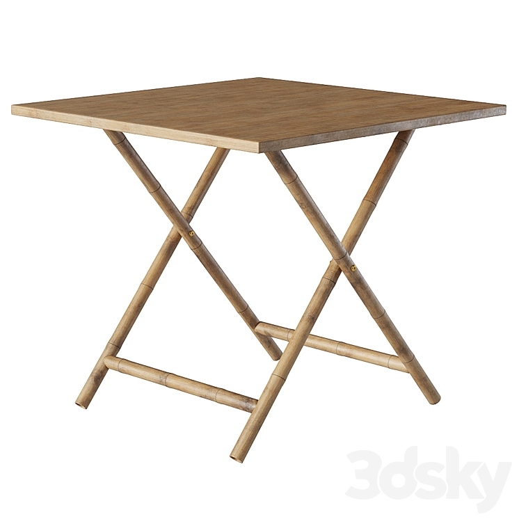 Bamboo table - Table - 3D model