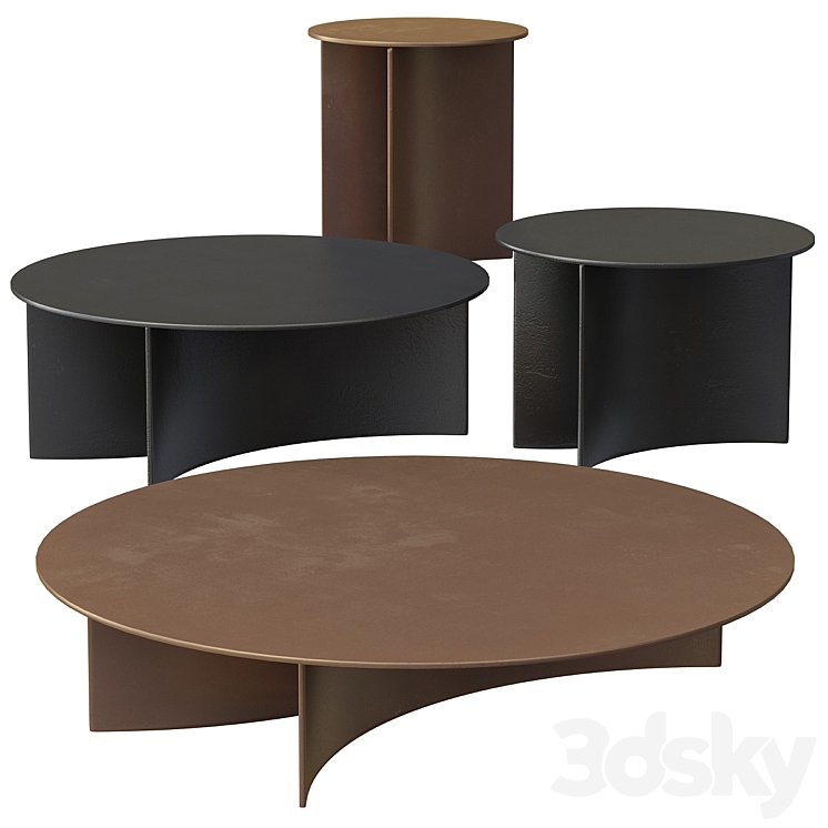 Pierre coffee tables by Flou - Table - 3D model