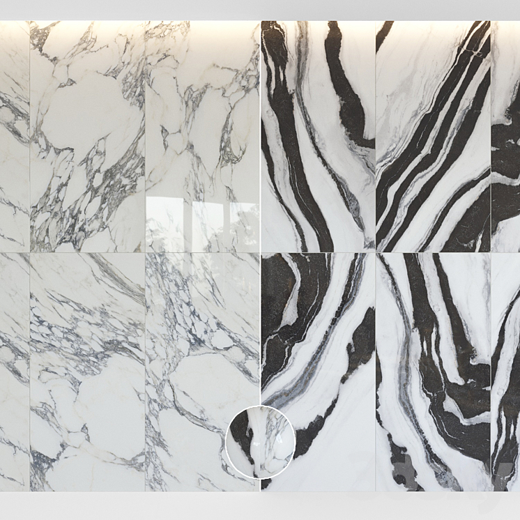 La Fabbrica MARMI Set2 - Tile - 3D model