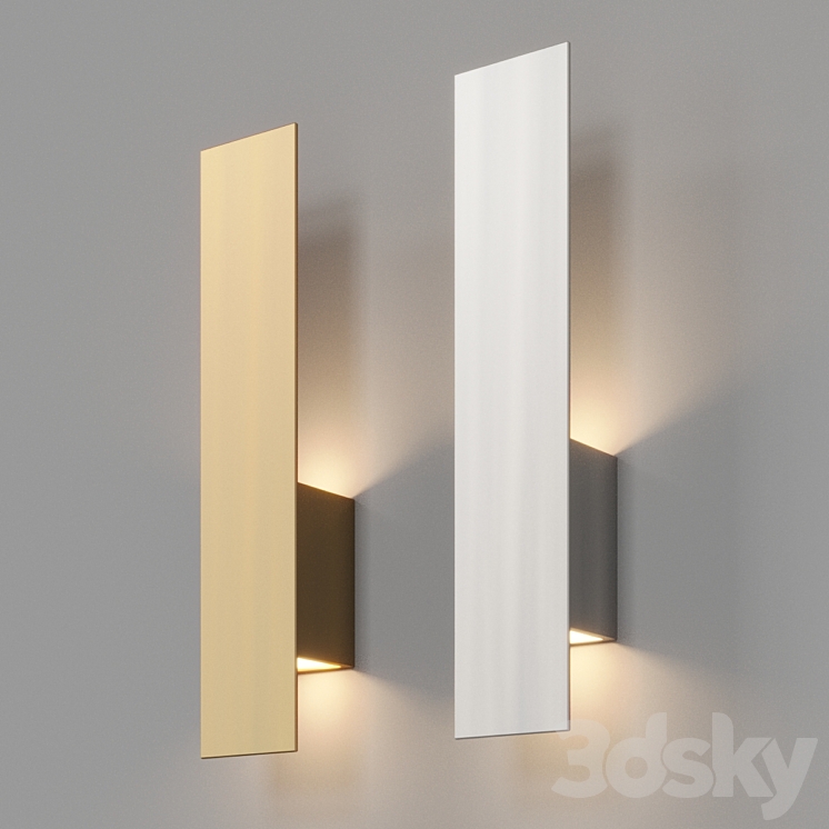 Shades of light Modern Shielded LED Sconce - Wall light - 3D model