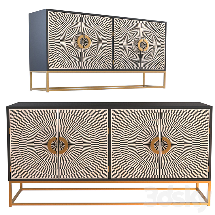 Sideboard Electro - Sideboard & Chest of drawer - 3D model
