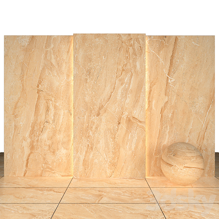Classic dyna marble - Stone - 3D model