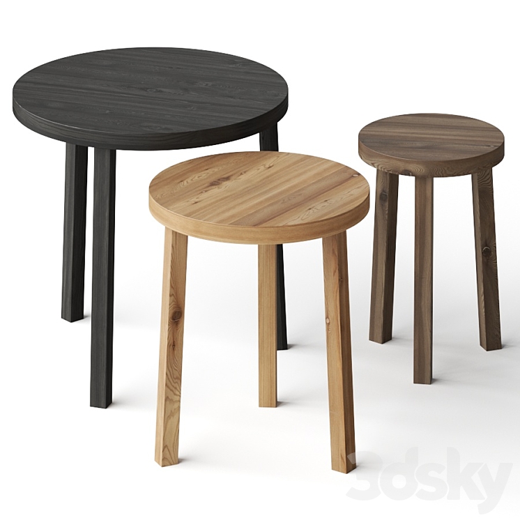 e15 Alex Side Tables - Table - 3D model