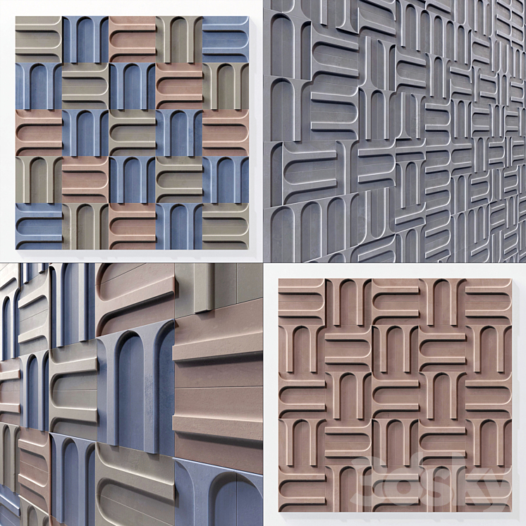 Panel Arc windows deocr n1 / Panel arched windows decor - Other ...