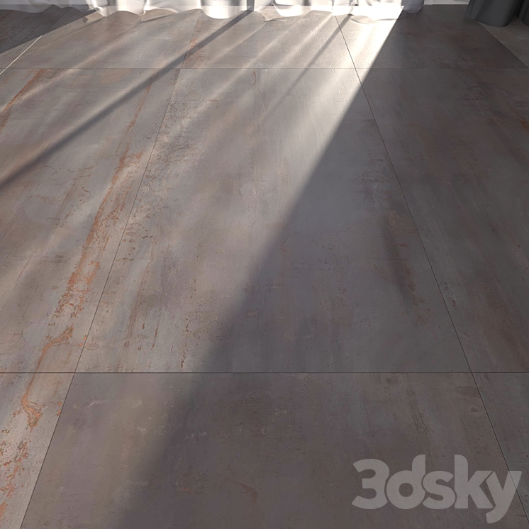 Floor Rebel Lead 60x120 - Tile - 3D model
