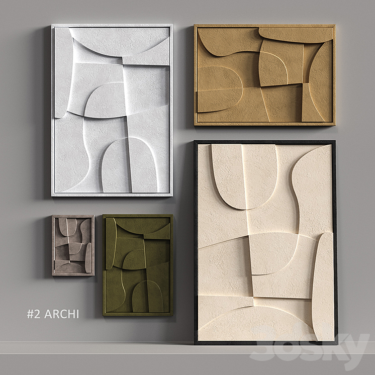 Relief # 2 ARCHI - Frame - 3D model