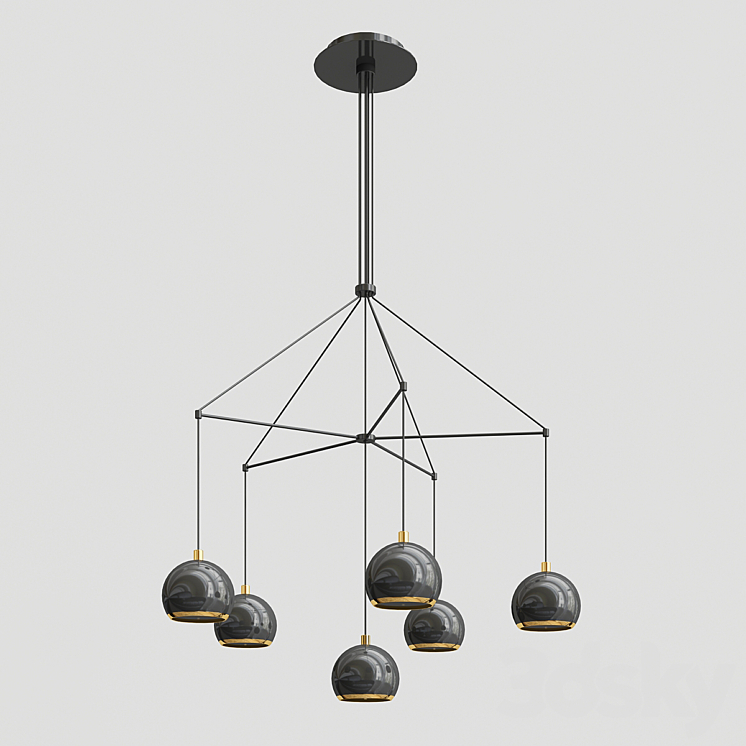 Lumion chandelier - Pendant light - 3D model