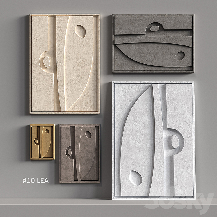 Relief # 10 LEA - Frame - 3D model