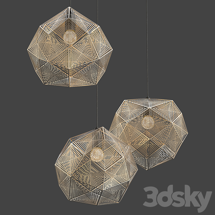 Polyhedron - Pendant light - 3D model