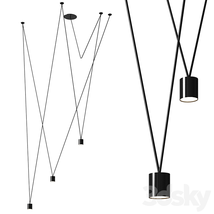 Match Pendant lamp by Vibia - Pendant light - 3D model