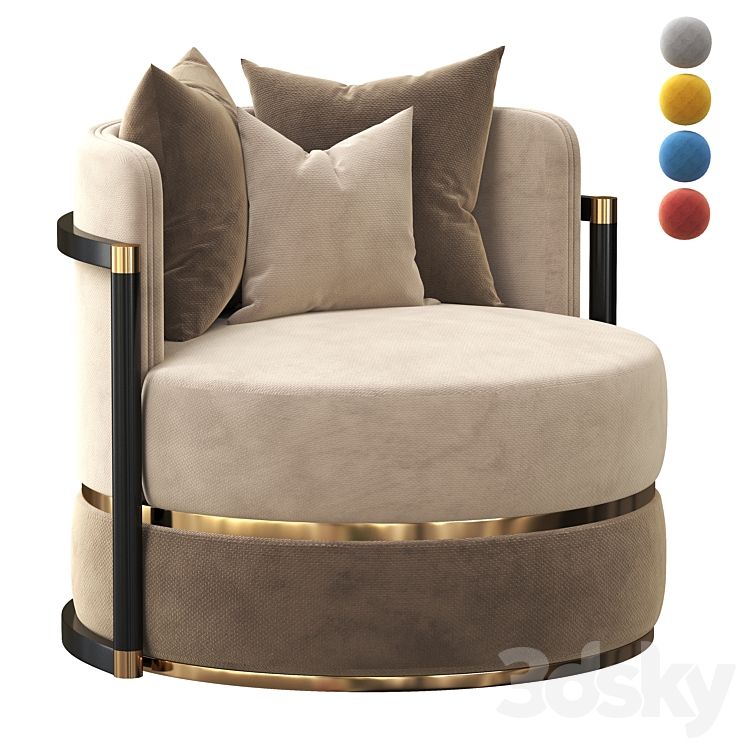 COMO Armchair - Arm chair - 3D model