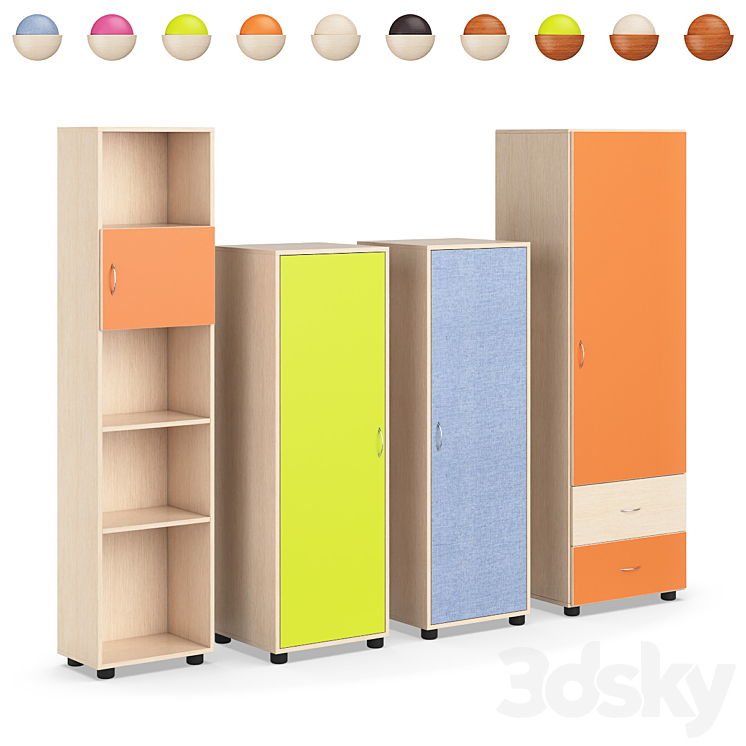 Legenda PL01 + PL02 + PL03 + SG01 - Wardrobe - 3D model