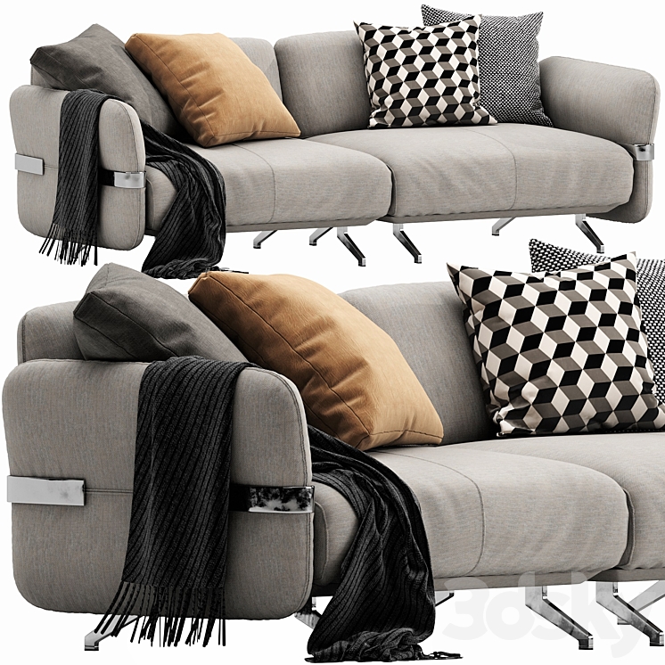 Natuzzi Pablo - Sofa - 3D model