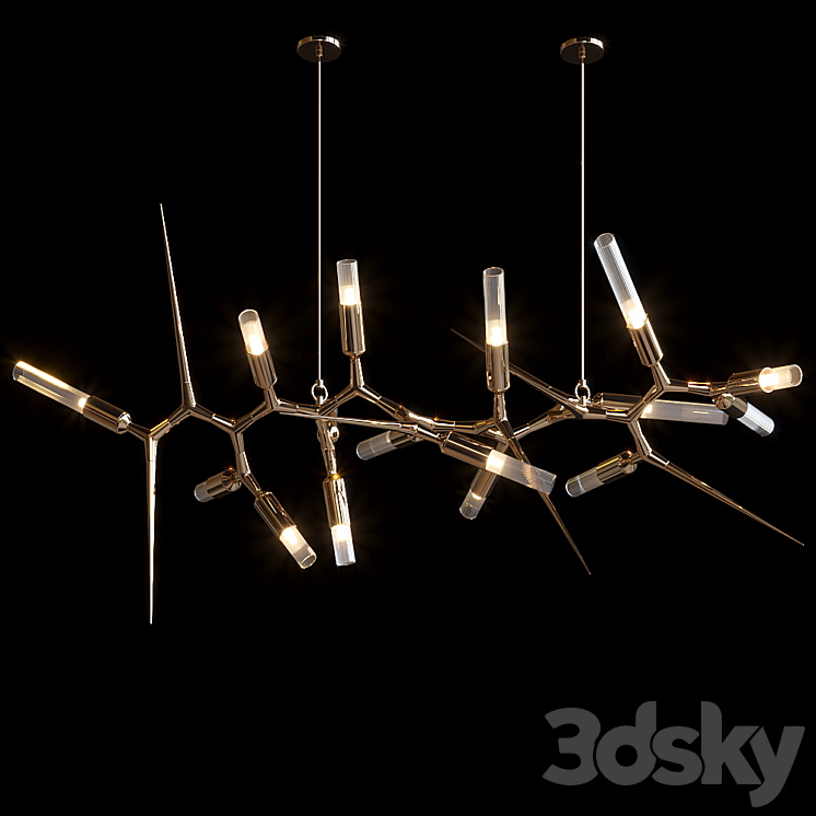 Shard Chandelier Luxxu - Pendant light - 3D model