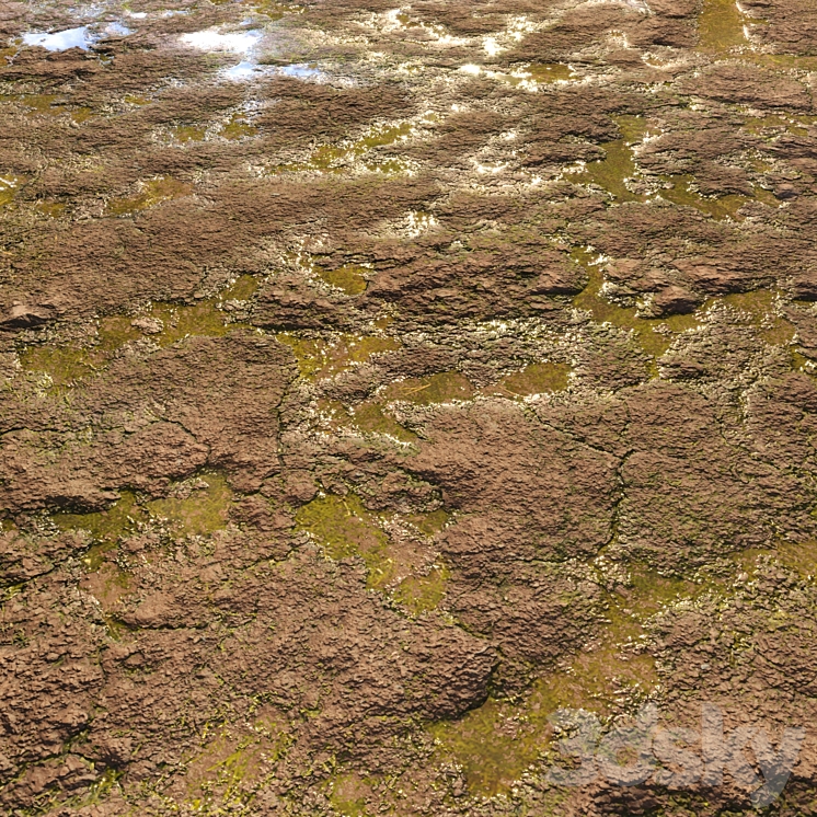 mud material 02 - Miscellaneous - 3D model