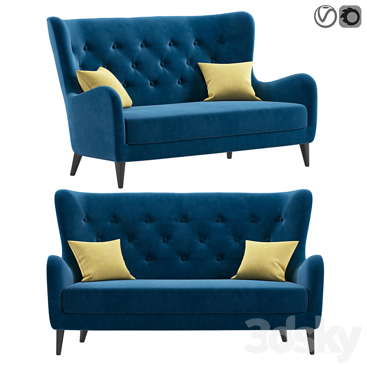 Protocol Pola-PR-047D - Sofa - 3D model