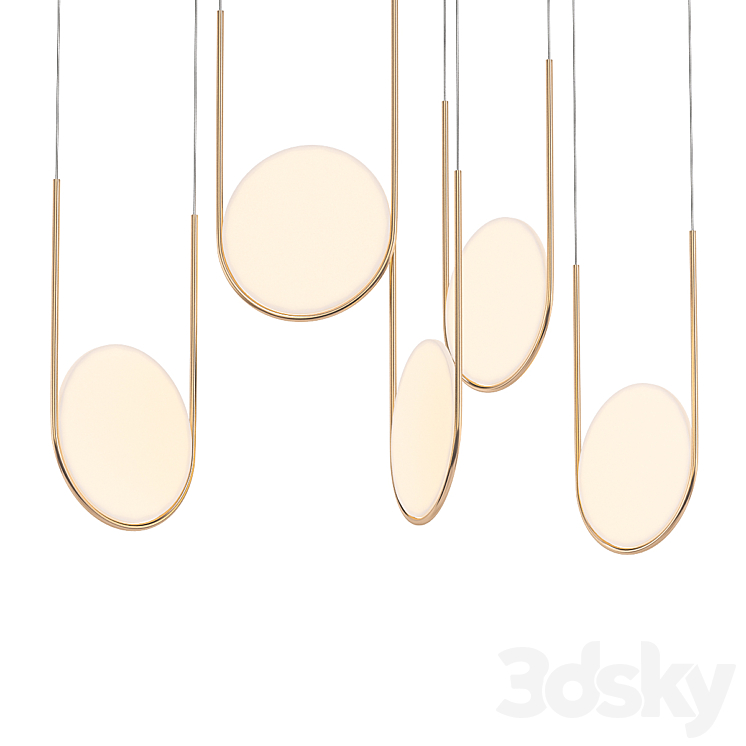 J DISC - Pendant light - 3D model