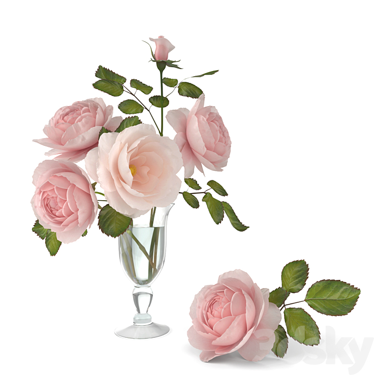 Bouquet of roses - Bouquet - 3D model