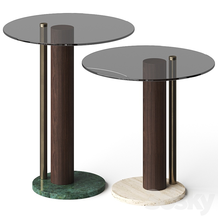 Carpanese Home Athena Side Tables - Table - 3D model