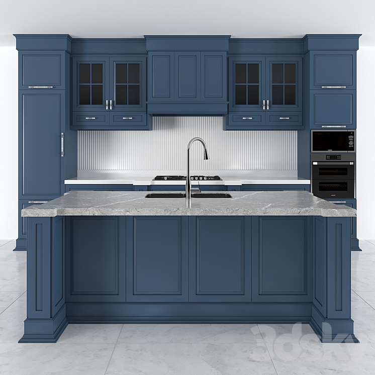 Classic kitchen-01 - Kitchen - 3D model