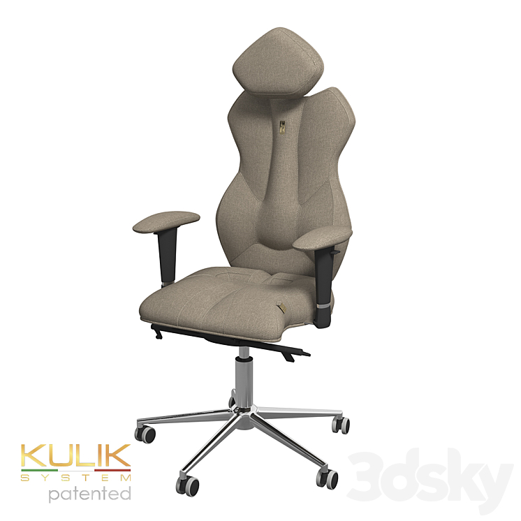 OM Kulik System ROYAL ergonomic chair - Office furniture - 3D model