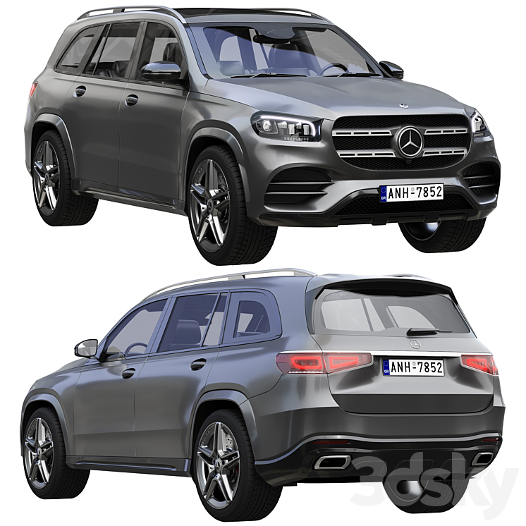 Mercedes-Benz GLS - Ground Transport - 3D model