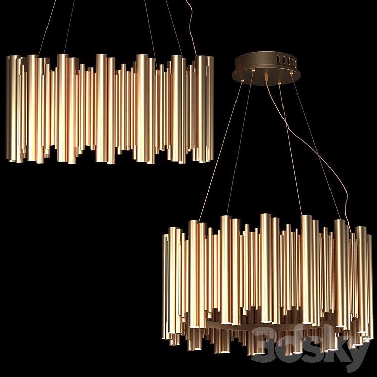 Astele Margo Chandelier - Pendant light - 3D model