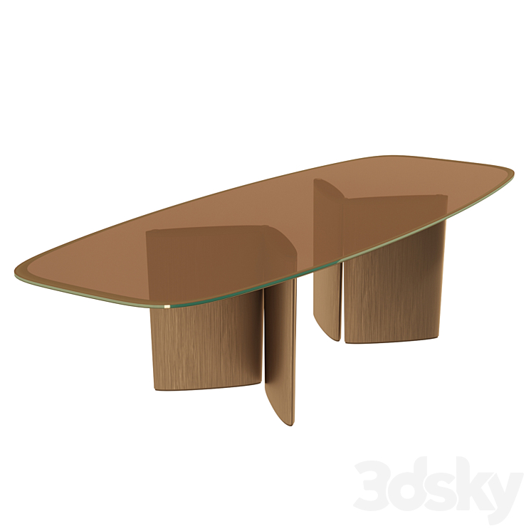 Italian dining table Ala by MisuraEmme - Table - 3D model