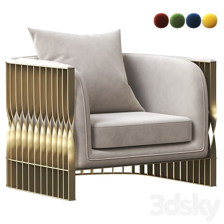 MANDY Chair - Arm chair - 3D model