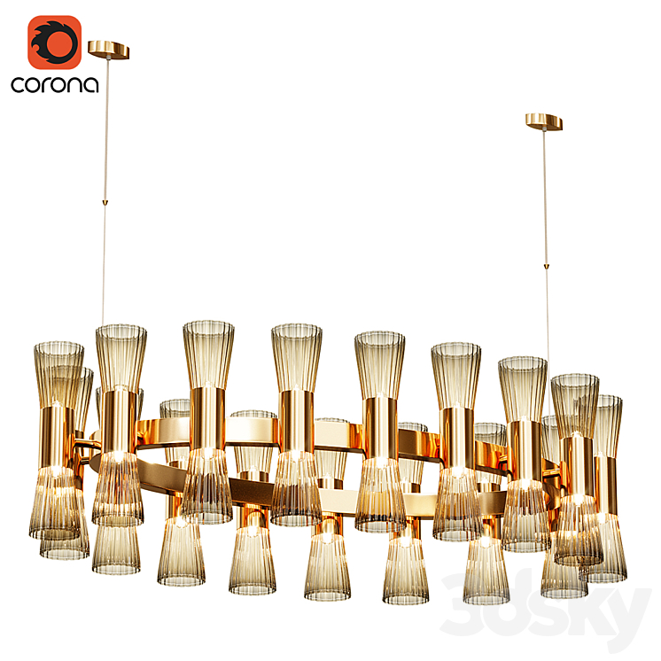 Secret - Pendant light - 3D model