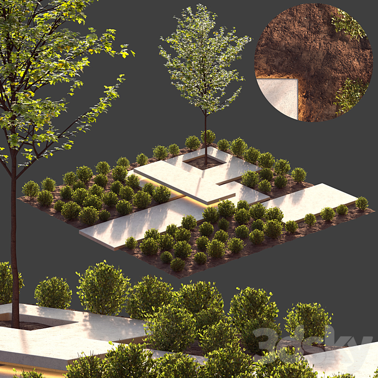 landscape design - Other - 3D model