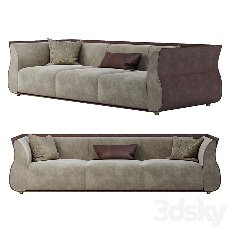 Cally sofa - Sofa - 3D model