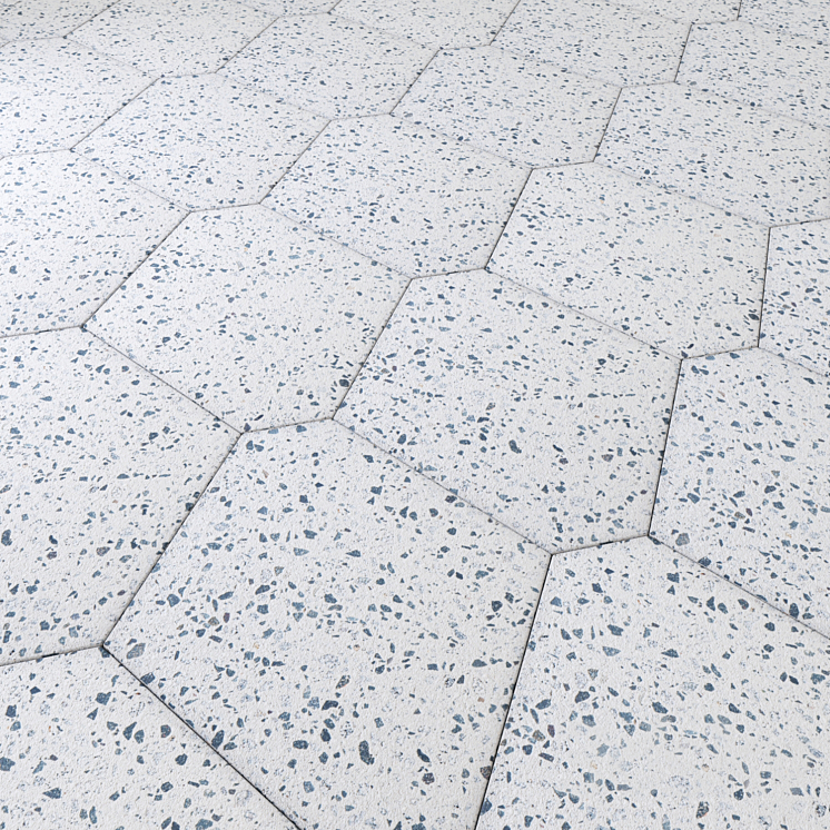 Street tile rhombus - Paving - 3D model