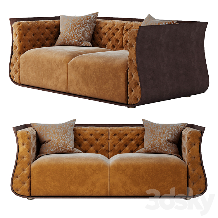 Luxury cally sofa - Sofa - 3D model