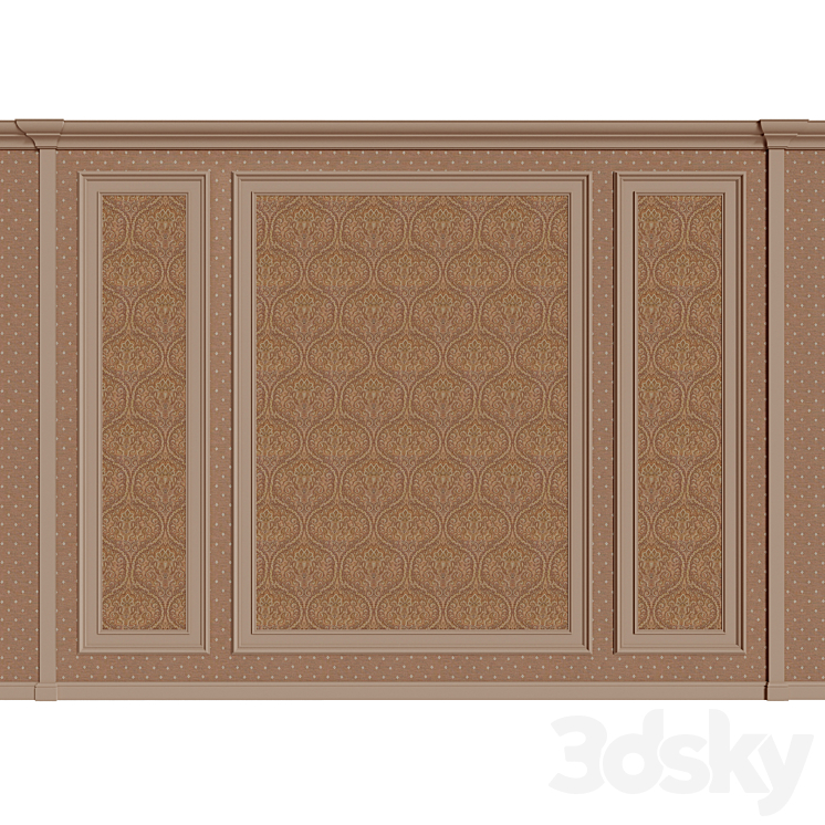 Wall Set 01 - Wall covering - 3D model