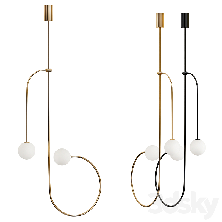 Fontana amorosa - Pendant light - 3D model