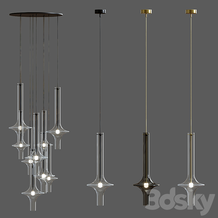 Wonder lamps - Pendant light - 3D model