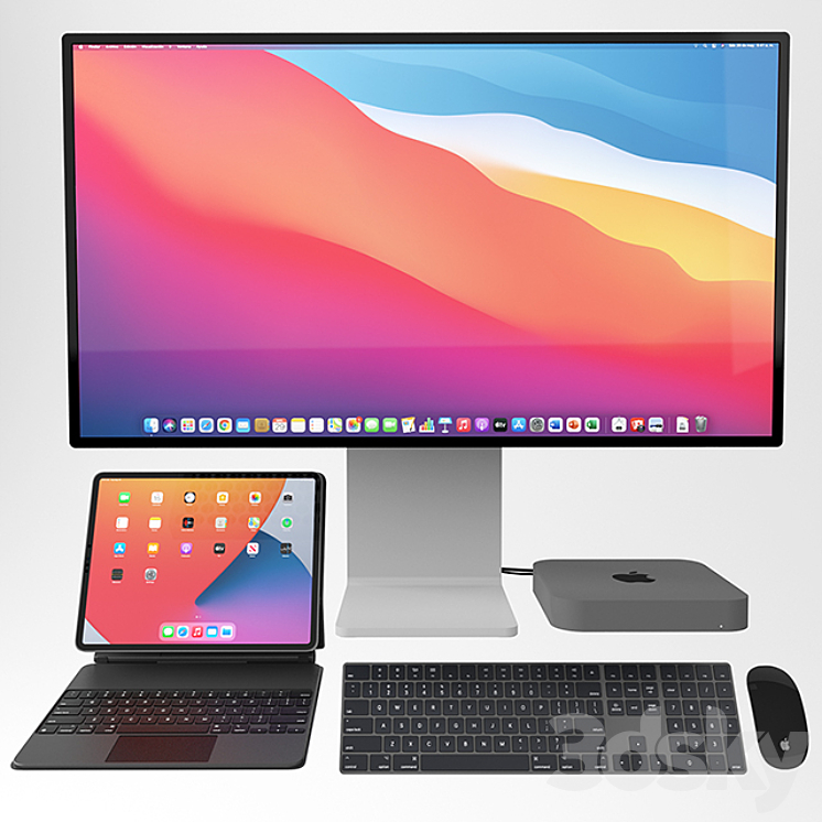 PRO DISPLAY HDR, MAC MINI, IPAD PRO 12.9¨ - PC & other electronics - 3D ...