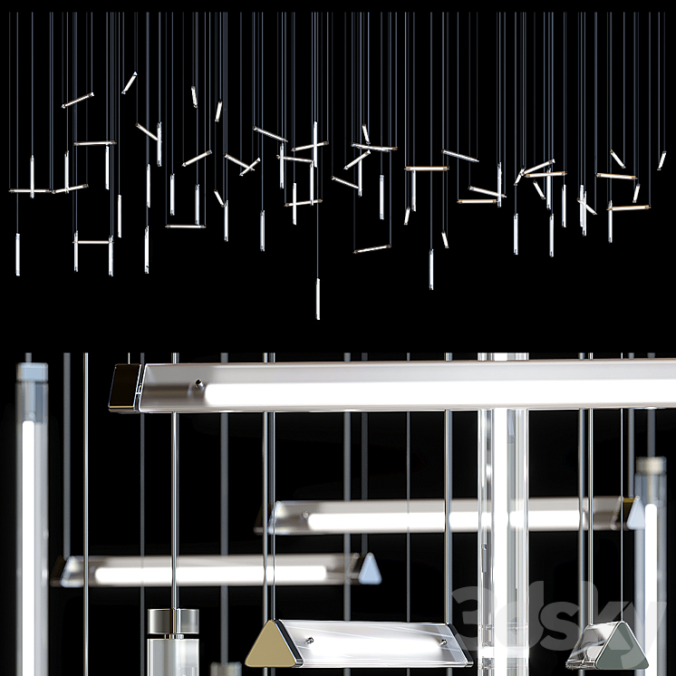 Pendant lamp Lasvit design - Pendant light - 3D model