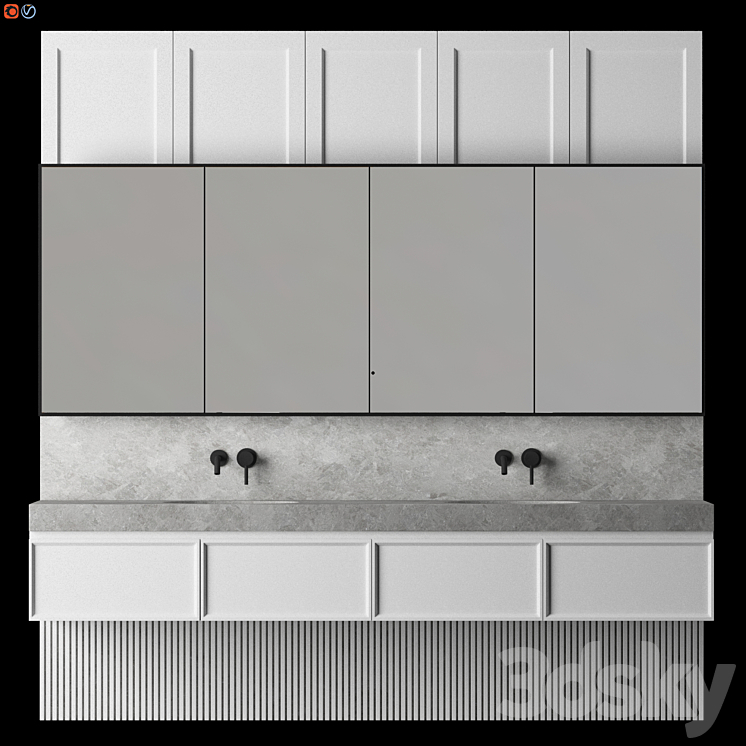Mim bathroom - Bathroom furniture - 3D model