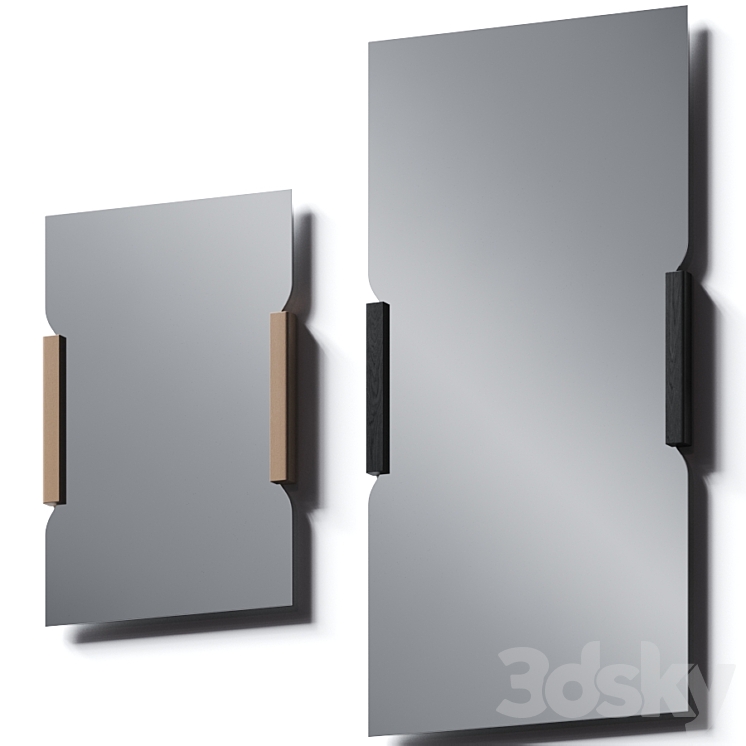 Schonbuch brace wall mirrors - Mirror - 3D model