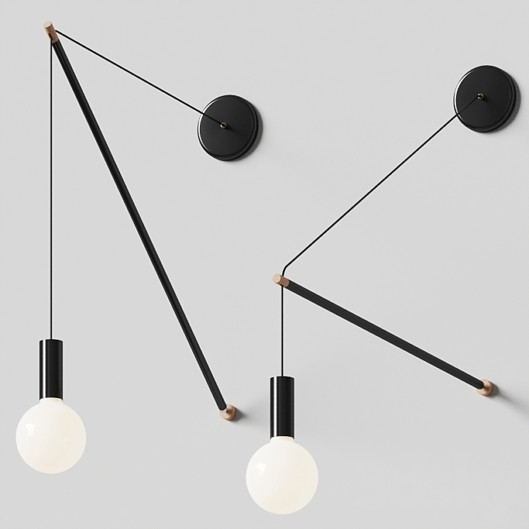 PENNANT By Andrew Neyer - Wall light - 3D model