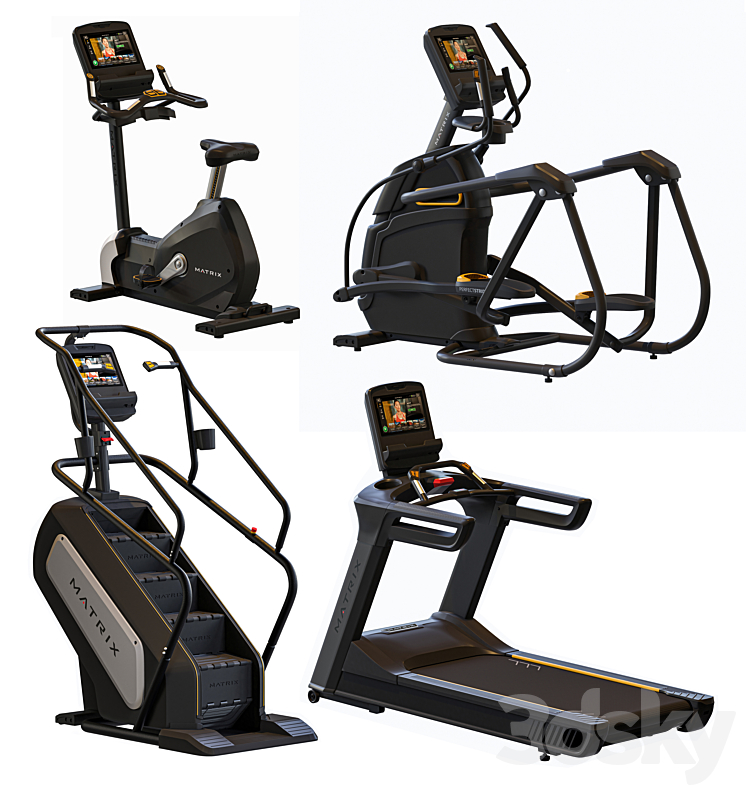 Matrix Fitness for Exercise Gym ( Performance Series ) - Sports - 3D model