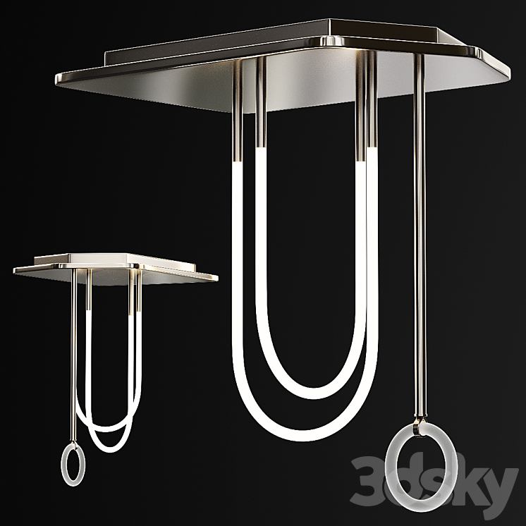 SAY YES chandelier - Pendant light - 3D model