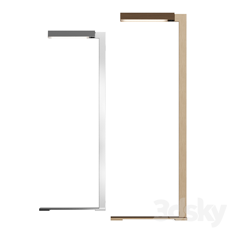 HOLLY HUNT Bar LED Reading Lamp - Floor lamp - 3D model