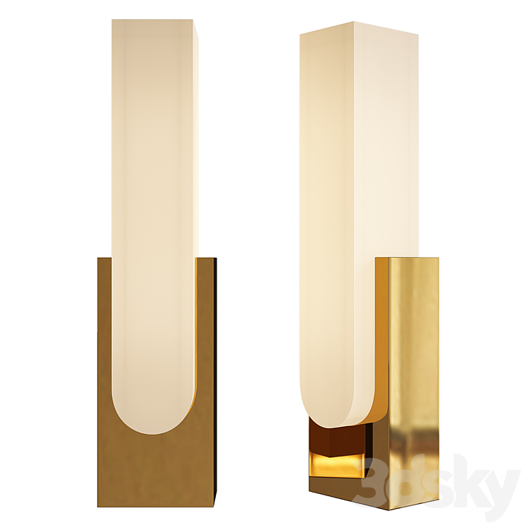 Holly hunt agatha led wall sconce - Wall light - 3D model