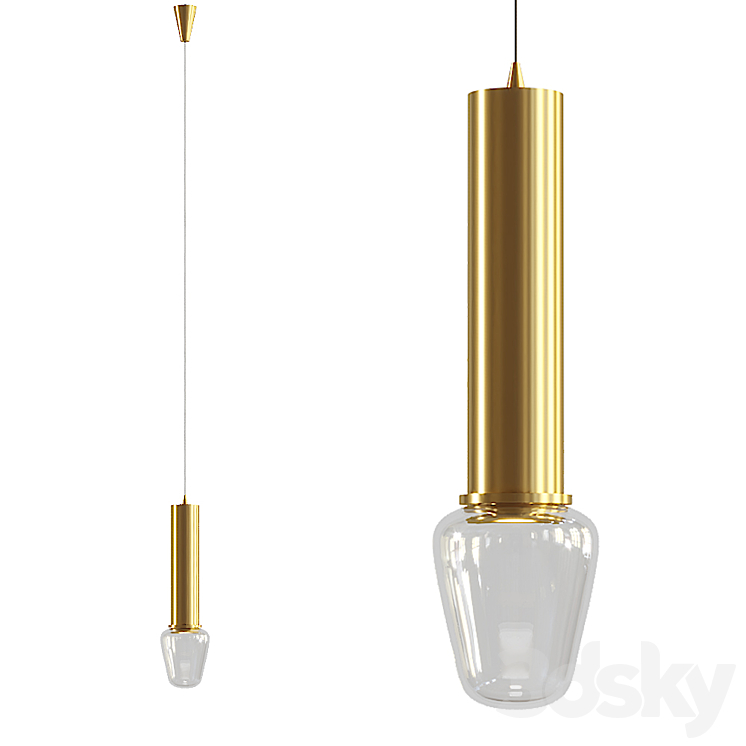 Handle Studio Delta - Pendant light - 3D model