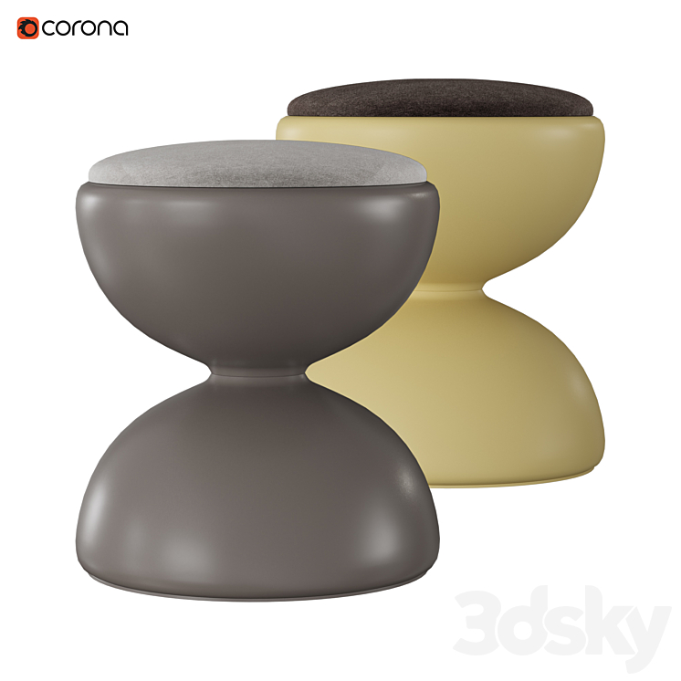 CLESSIDRA Nitesco | Stool - Chair - 3D model
