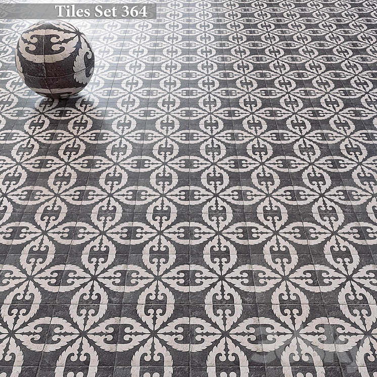 Tiles set 364 - Tile - 3D model